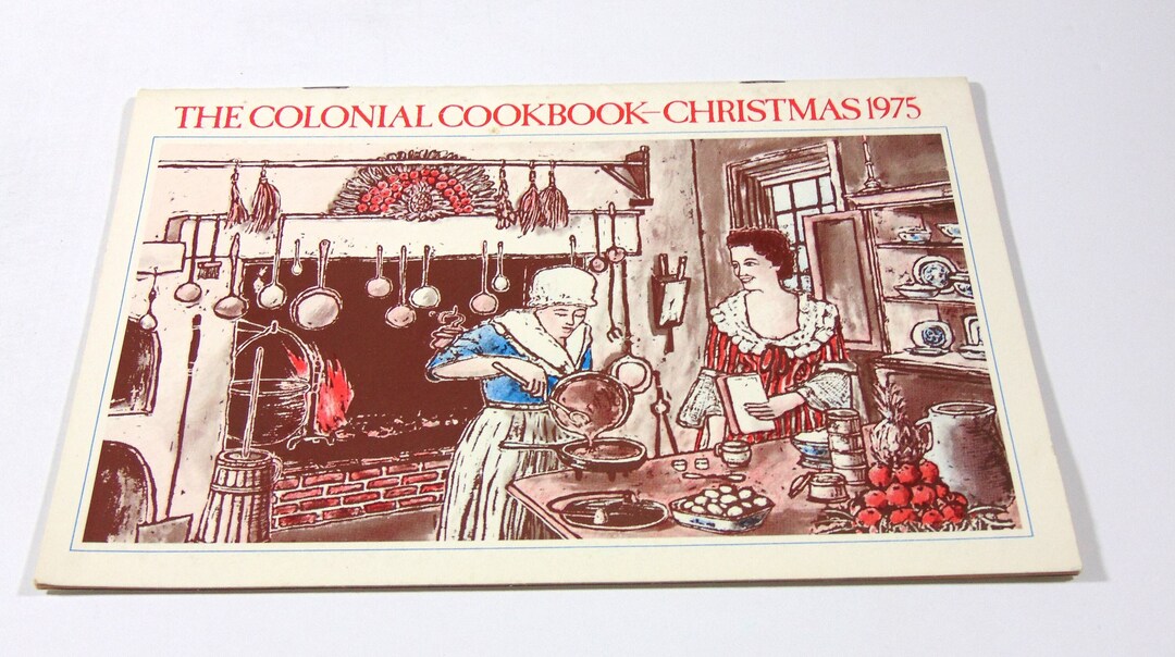 The Colonial Cookbook Christmas 1975, Vintage Cookbook, Michigan ...