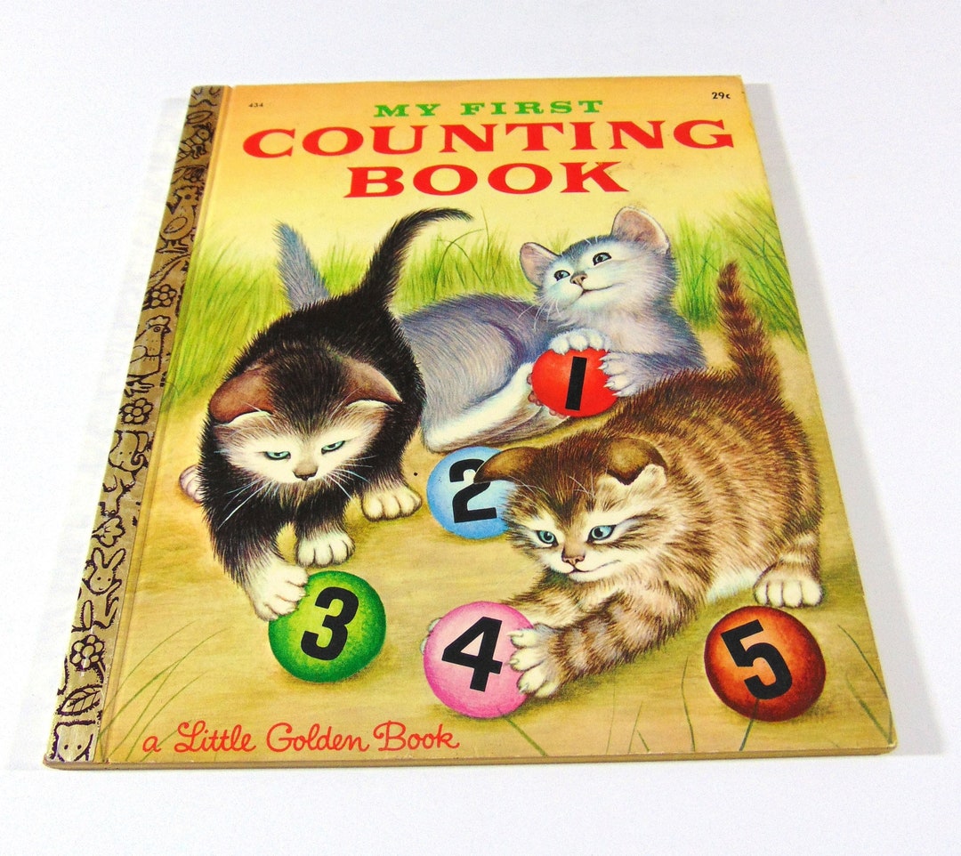My First Counting Book, Vintage Little Golden Children's Book, Written ...