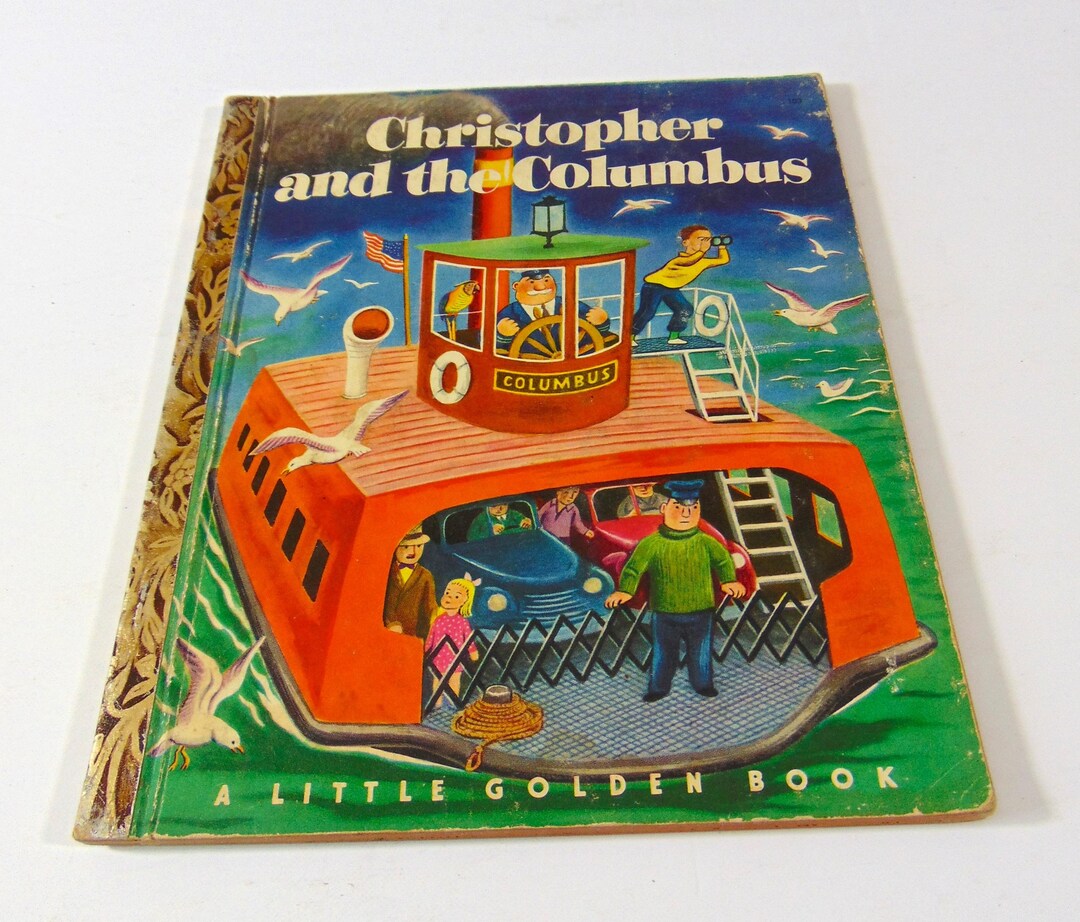 Christopher and the Columbus, Vintage Little Golden Book, by Kathryn ...