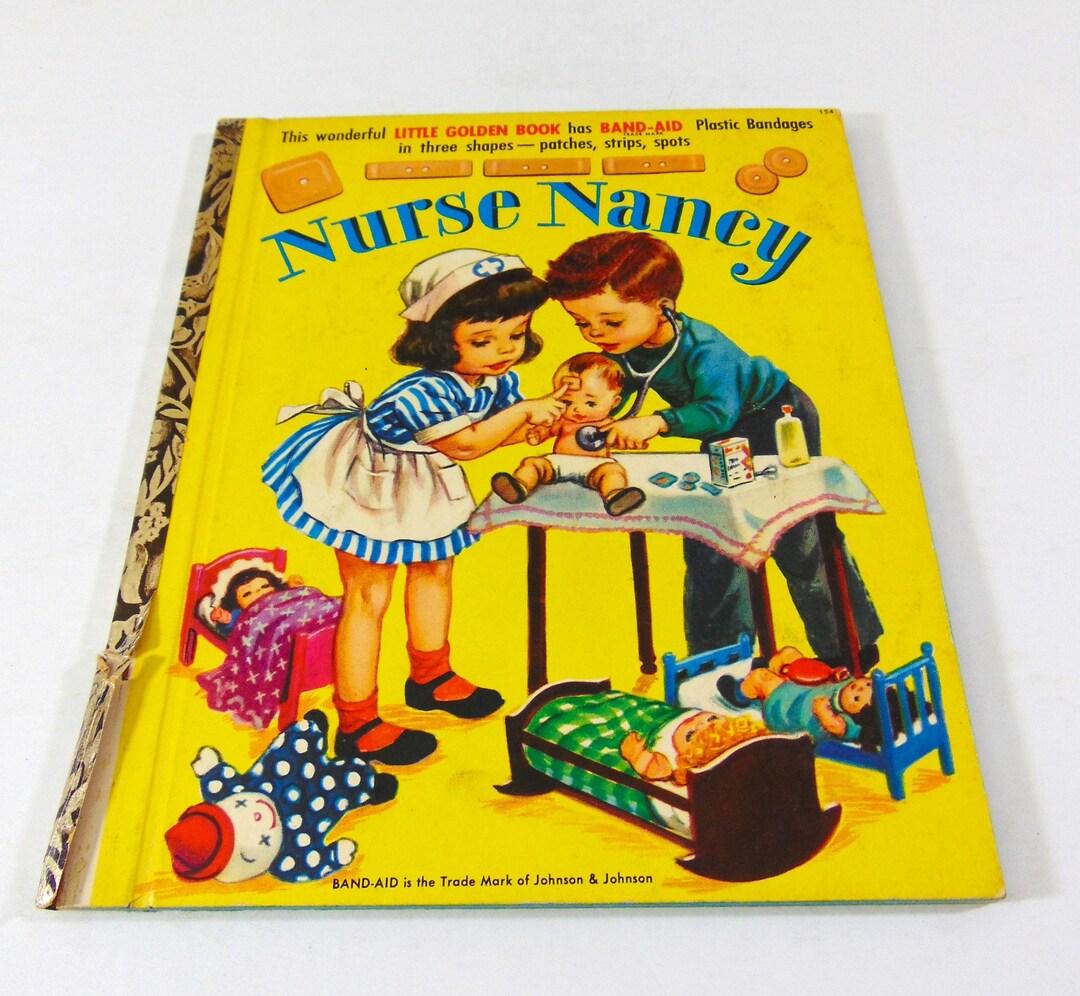 Nurse Nancy, Vintage Little Golden Book, Written by Kathryn Jackson ...