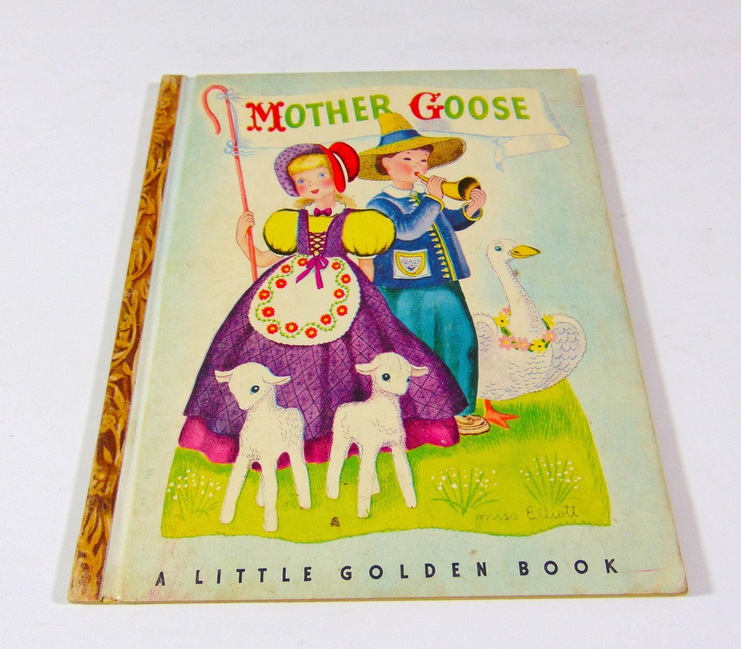 Mother Goose, Vintage Little Golden Book, Selected by Phyllis Fraser ...
