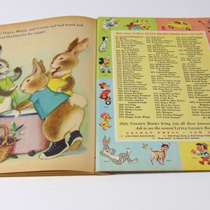 The Tale of Peter Rabbit, Vintage Little Golden Book, by Beatrix Potter ...