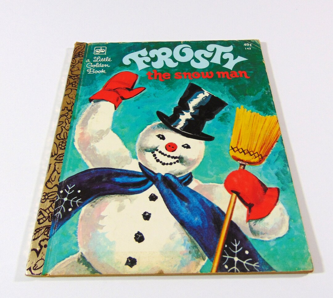 Frosty the Snowman, Vintage 1970s Little Golden Book, Told by Annie ...