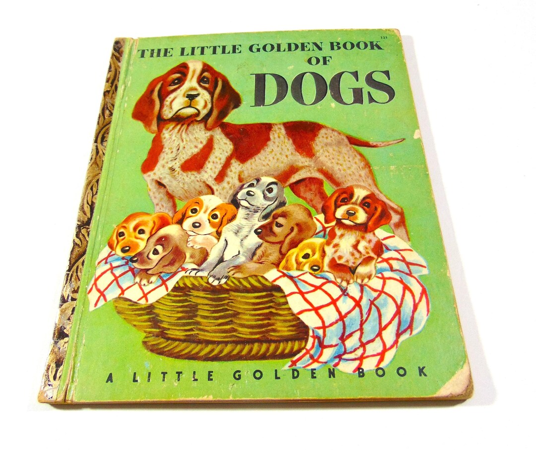 Little Golden Book of Dogs, Vintage Little Golden Book, Written by Nita ...