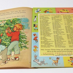 Trim the Christmas Tree, Vintage Little Golden Book, by Elsa Ruth Nast ...