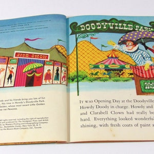 Howdy Doody in Funland, Vintage 1950s Little Golden Book, Written by ...