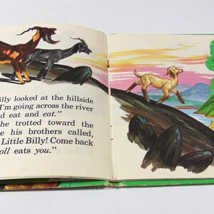 Three Billy Goats Gruff, Vintage Whitman Tell-a-tale Children's Book ...