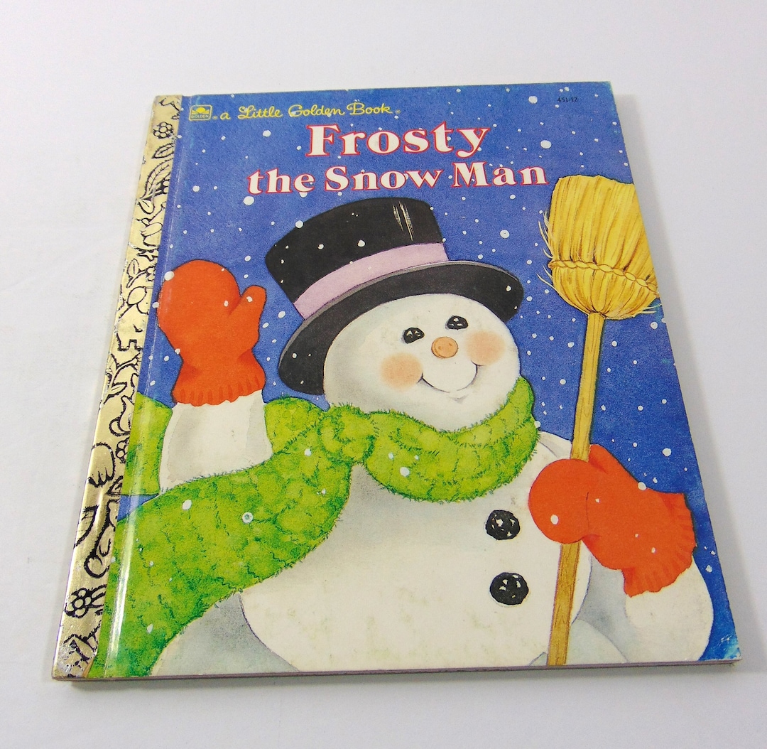 Frosty the Snowman, Vintage 1990s Little Golden Book, Story Told by ...