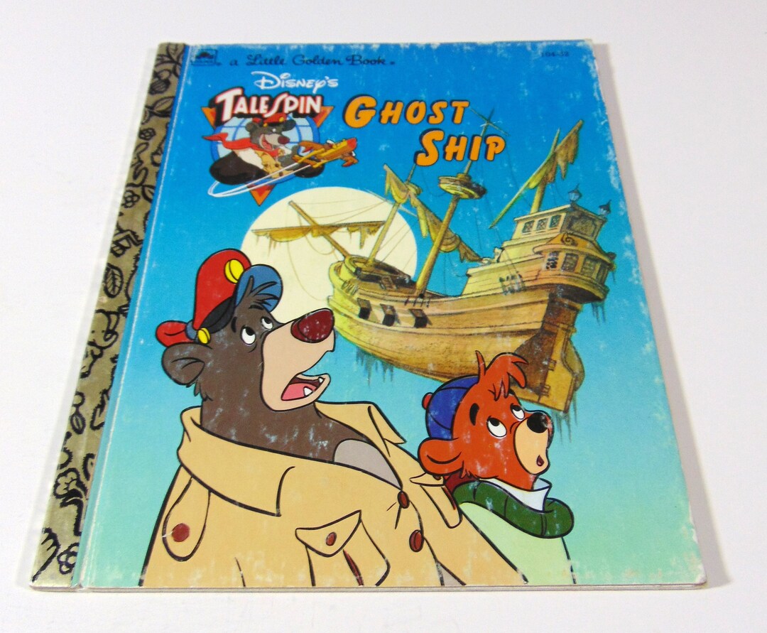 Disney's Talespin Ghost Ship, Vintage Little Golden Book, Written by ...