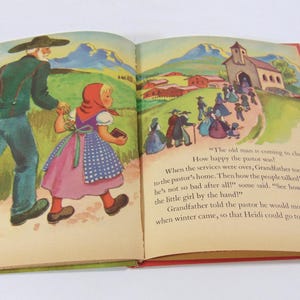 Heidi, Child of the Mountains, Vintage Wonder Children's Book, Written ...