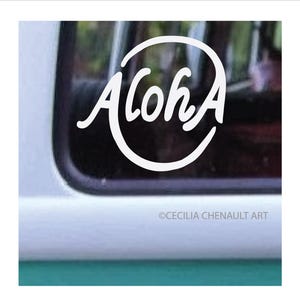 Aloha Swirl Decal Item #57 Decals for Cars, Aloha Greetings, Wall ...