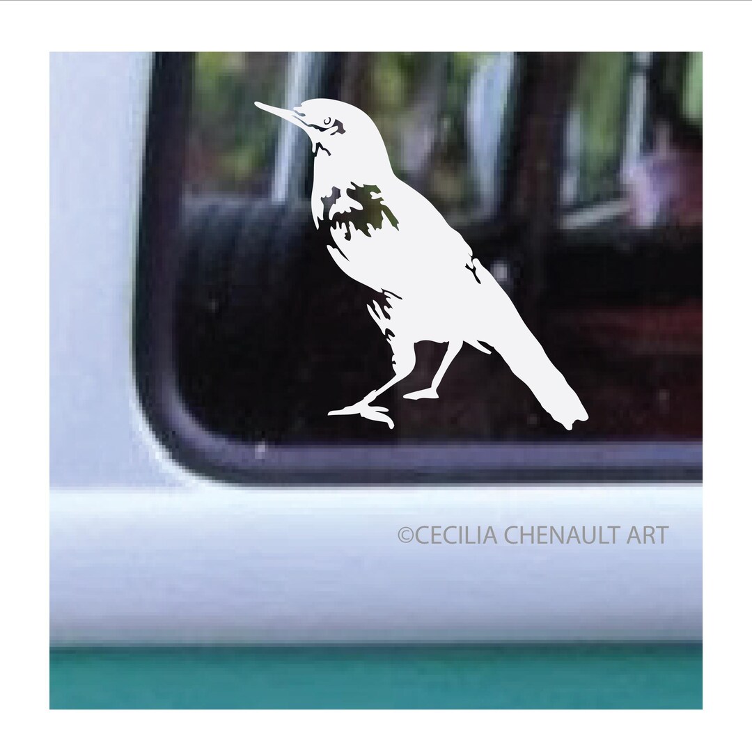 Myna Bird Decal Design #413, Hawaii Birds, Bird Decals, Wall Decals ...