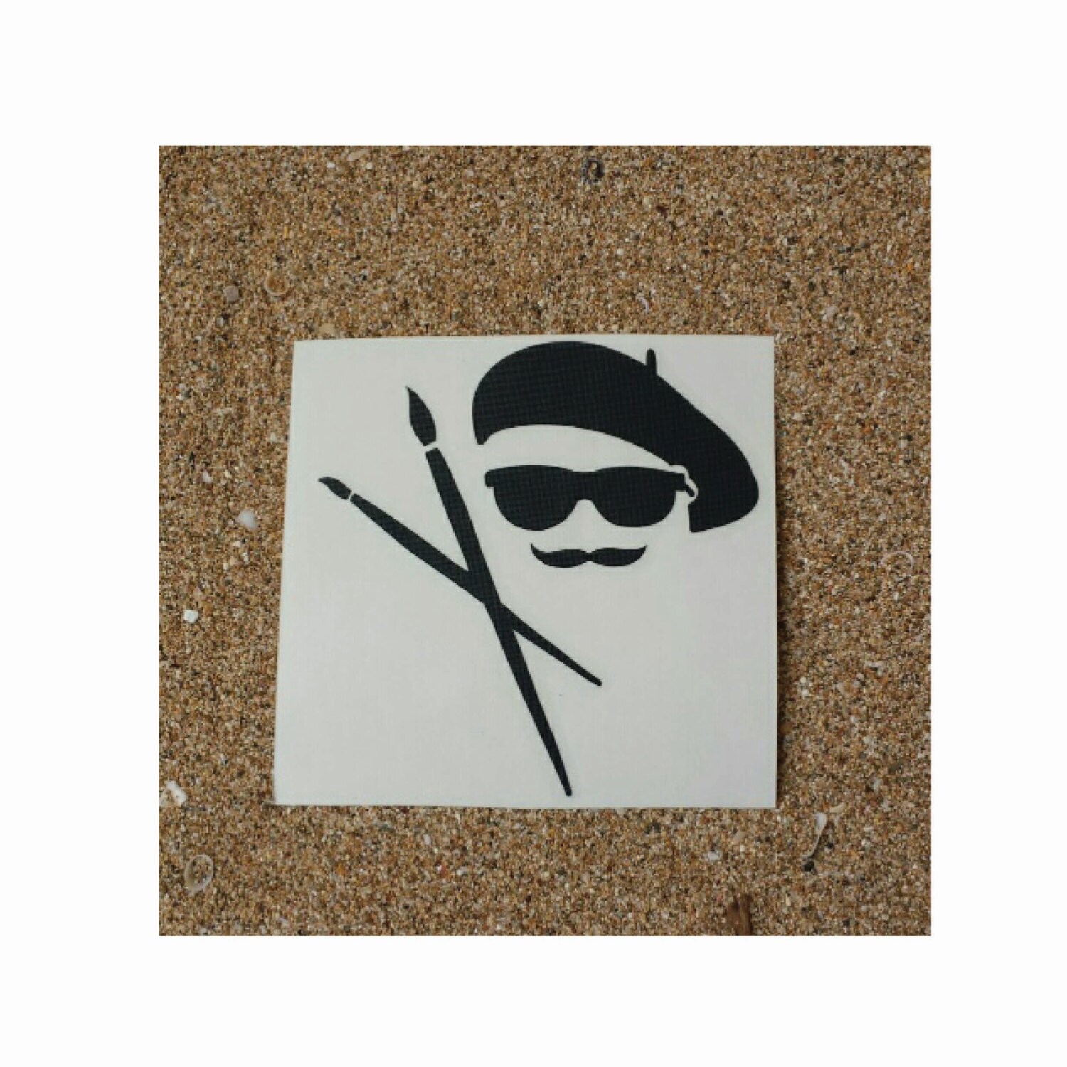 Artist Guy Decal 601 Car Window Decals Art Decals Wall | Etsy