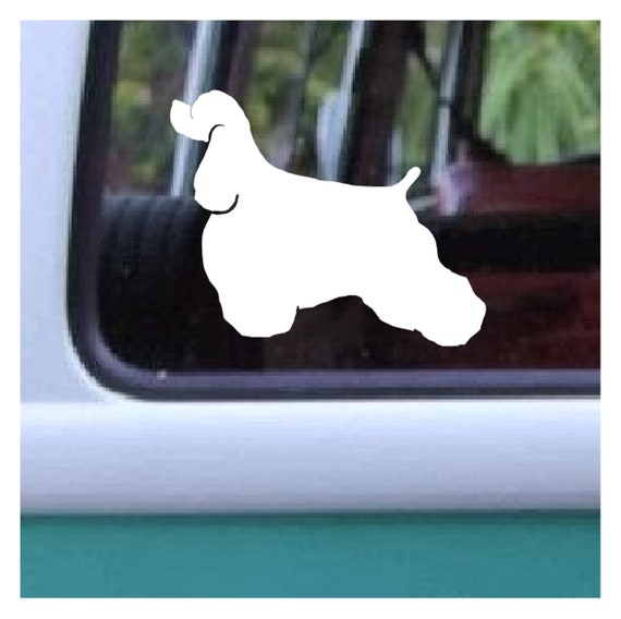 Cocker Spaniel Dog Decal 298 Car Window Decals Pet Breeds | Etsy