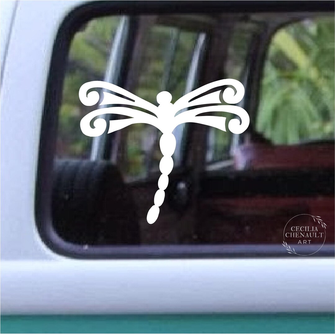 Dragonfly Wings Decal Design #40 Flying Insect Art, Decals, Car Window ...