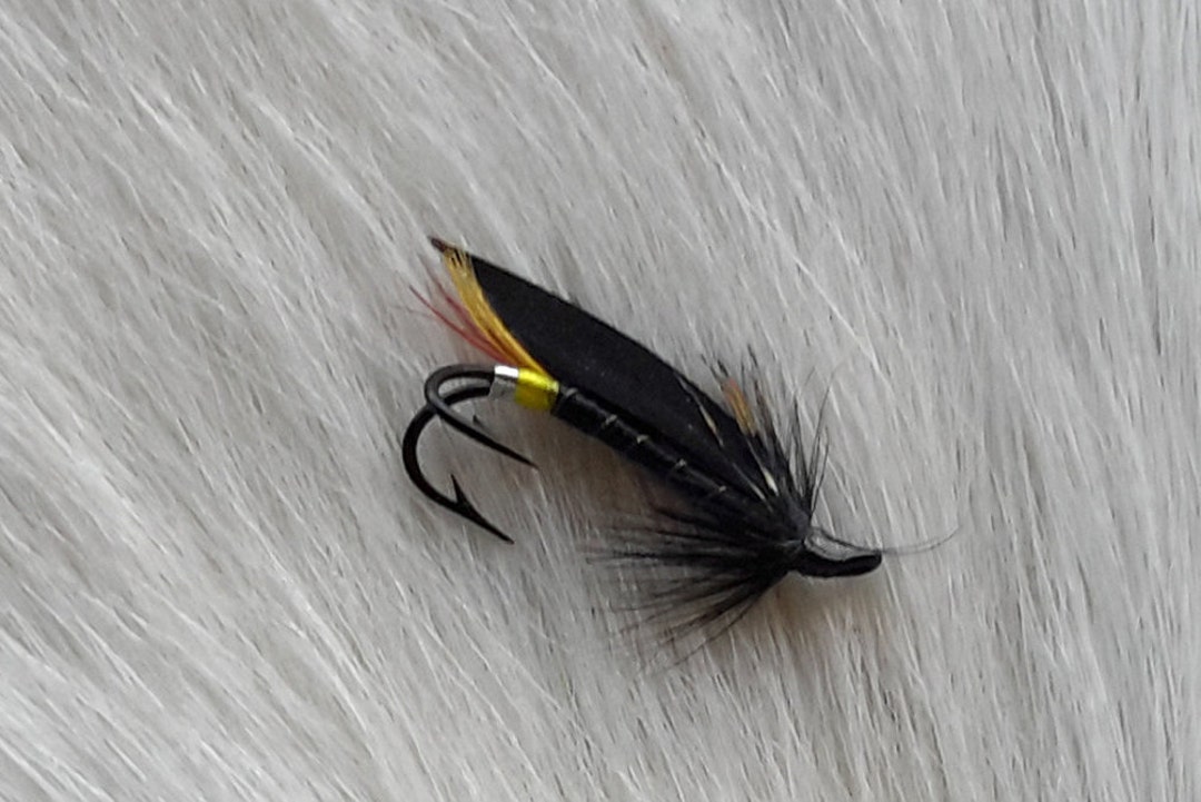 Fly Fishing Flies.. SLS; Fully Dress Salmon Flies .. (1) Flies, Size #2 ...
