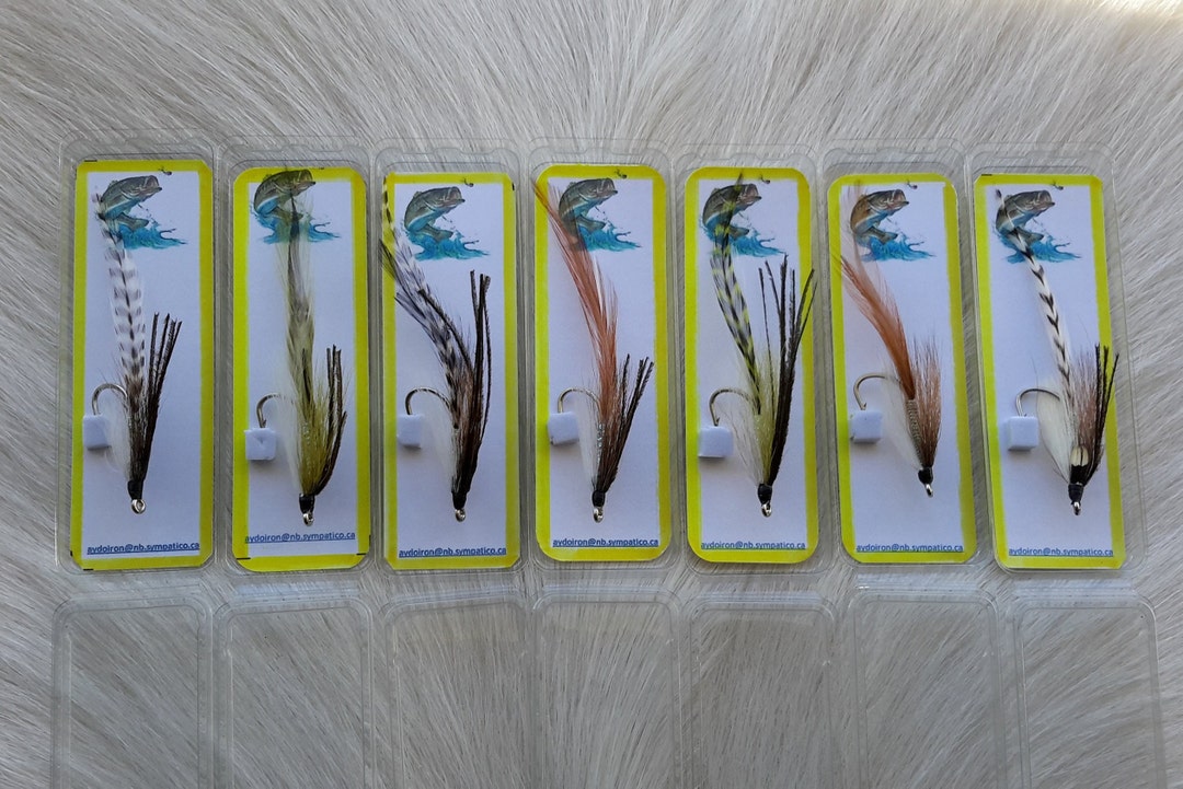 Fly Fishing Flies.. (7) Sand Heel Flies Combo... Asst. Colors.. #103 ...