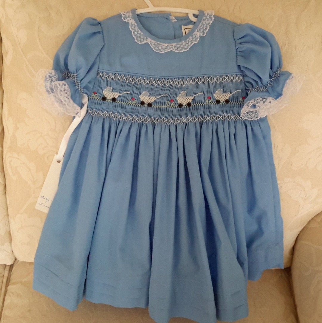 Little Girl Dresses.. Hand Smock.. Baby Carriages.. by ...