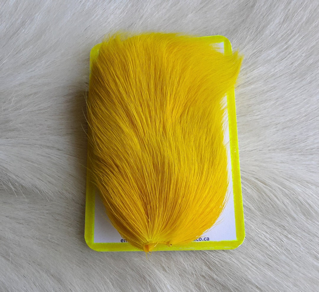Deer Hair. Fly Tying.. Deer Hair.. Color; Yellow. - Etsy