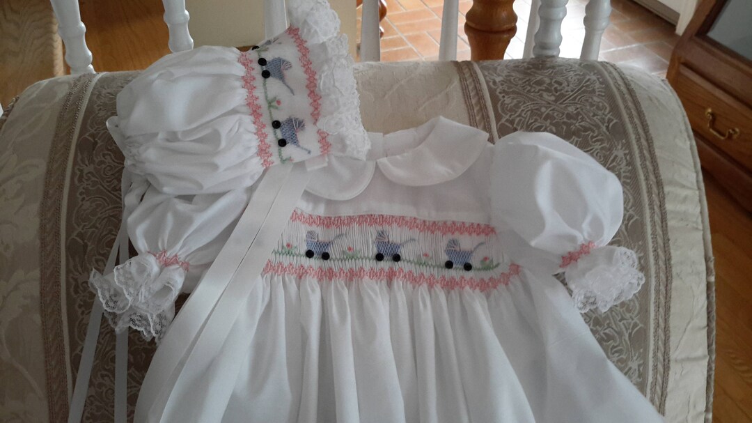 Little Girls Dress and Bonnet..... Baby Carriages.....by ...