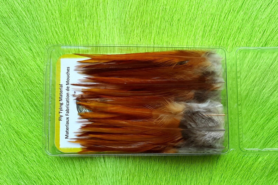 Fly Tying Feather... Select Saddle Hackle (feather) (50) per Box ...