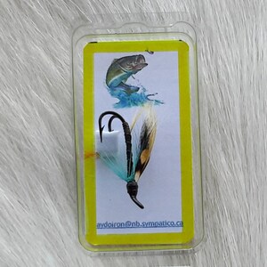 Fly Fishing Flies.. SLS; Fully Dress Salmon Flies .. (1) Flies, Size #4 ...