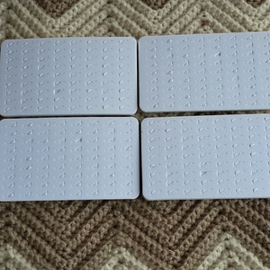 Fly Fishing Fly Box Foam Insert. (4) Pcs. Foams With Self Sticking Back ...