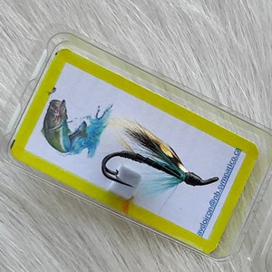 Fly Fishing Flies.. SLS; Fully Dress Salmon Flies .. (1) Flies, Size #4 ...