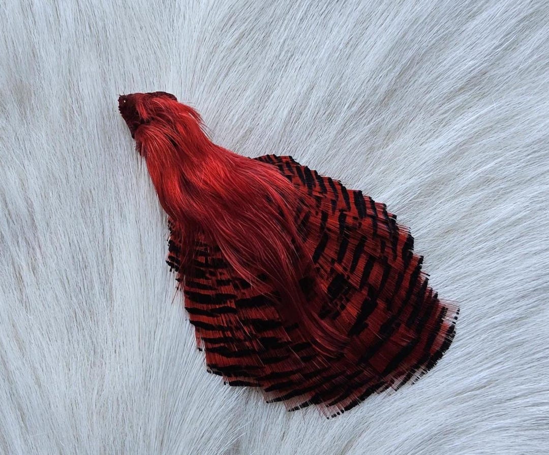 Craft Feather. Golden Pheasant Cape. Fly Tying Feather... (1) Lady ...