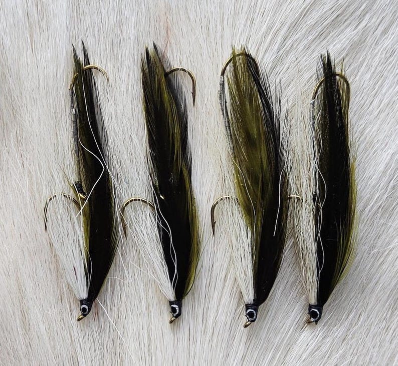 Salmon & Trout Streamer Fly Fishing Flies. Comes With Trolling Hooks ...