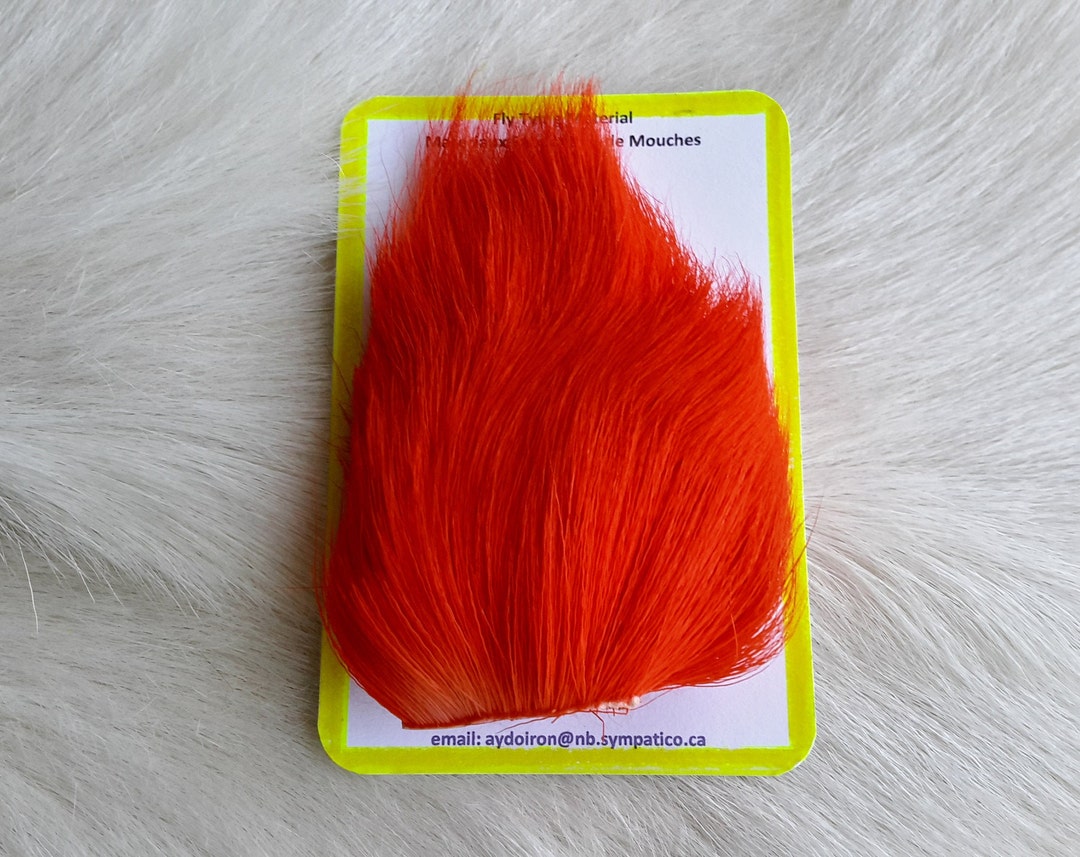 Deer Hair. Fly Tying.. Deer Hair.. Color; Orange. - Etsy