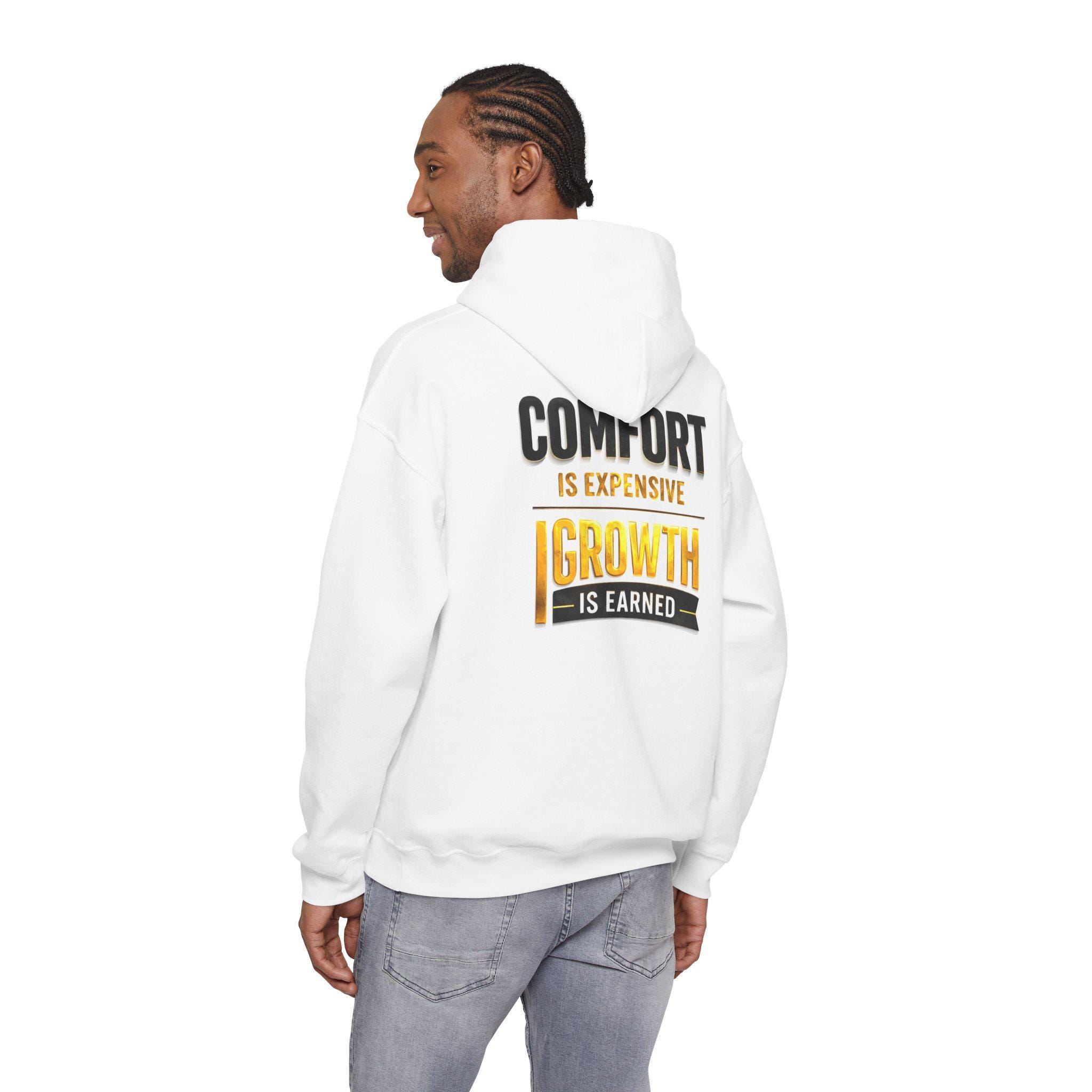 Discipline is Self Respect Hoodie, Minimalist Back Print Hoodie ...
