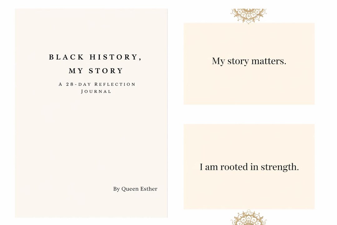 Black History Month Bundle | Reflection Journal + Affirmation Cards ...