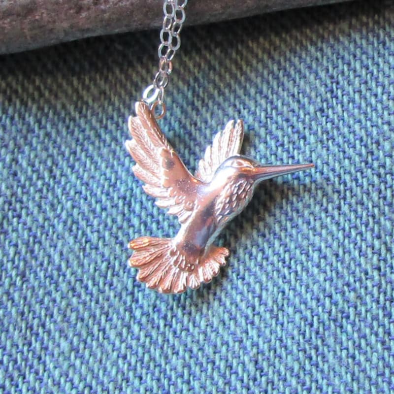 Hummingbird Necklace - Etsy