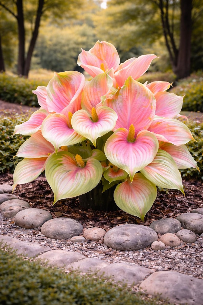 280+ Heart-shaped Pink Green Hosta Seeds – Perennial - Etsy