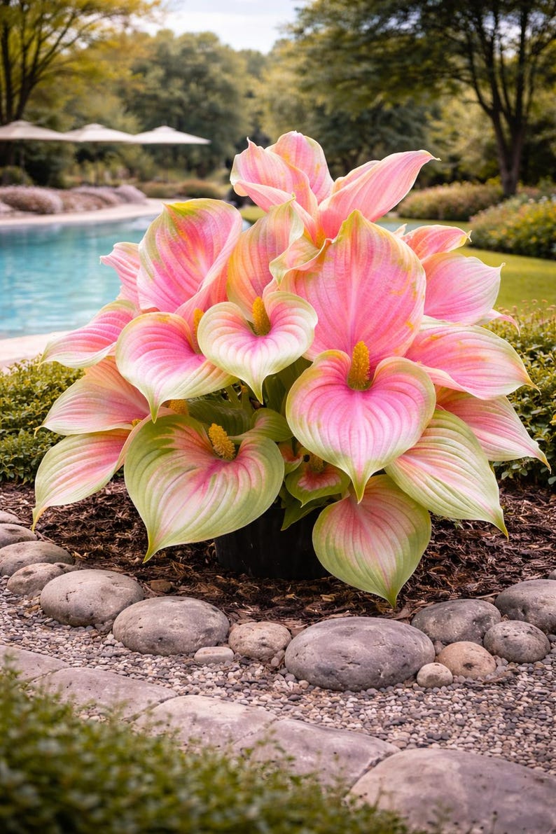 280+ Heart-shaped Pink Green Hosta Seeds – Perennial - Etsy