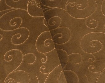 Brown swirl fabric | Etsy