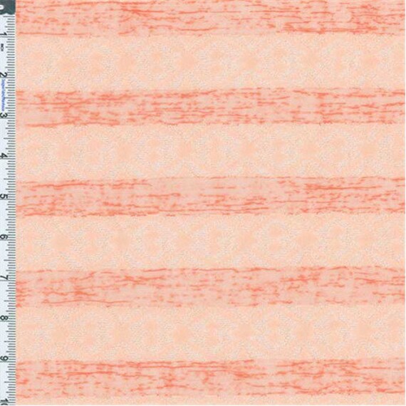 Peach Stripe Jacquard Knit Fabric by the Yard | Etsy