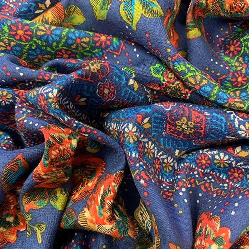 Rayon Challis - Etsy