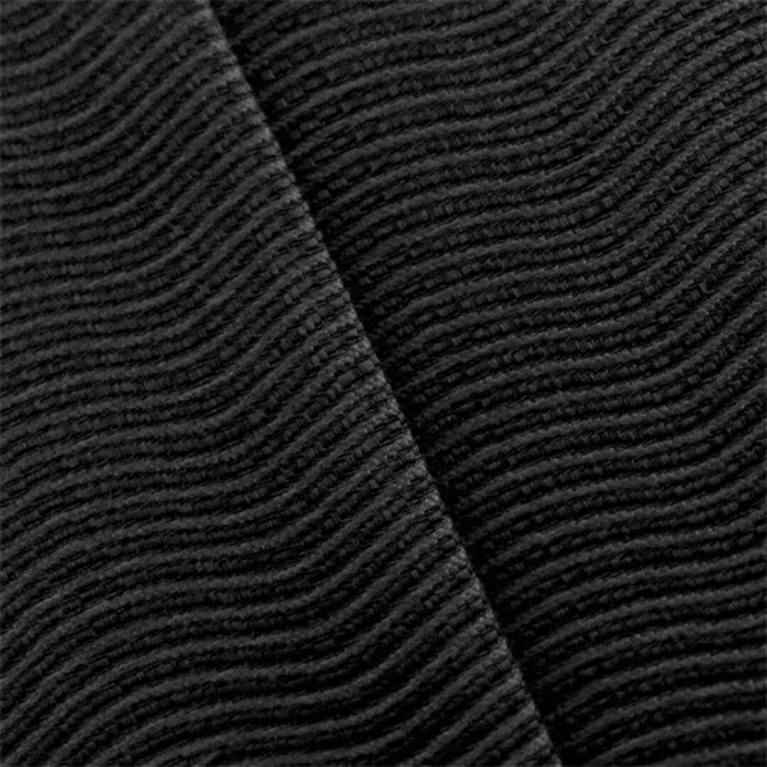 Graphite Gray Wave Rib Home Decorating Fabric Fabric by the - Etsy