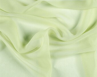 Peridot Silk Fabric - Etsy