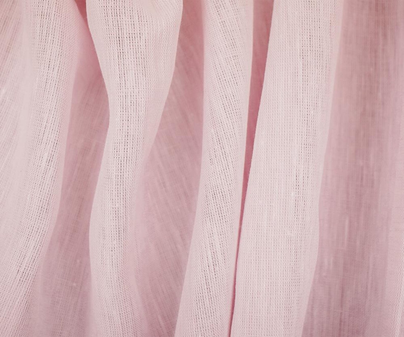 Pastel Pink-white Spence Bryson Texture Slub Irish Linen Chambray ...