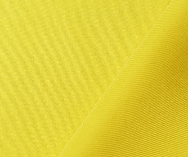 Yellow Poly Spandex Stretch Solid Stretch Lamour Woven Fabric - Etsy