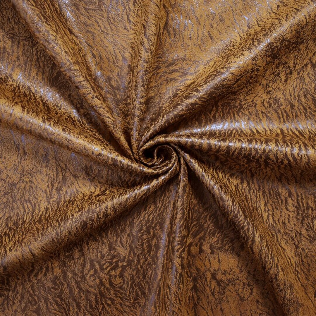 Brown Polyester Poly Texture Stretch Printed Microsuede Knit Fabric - Etsy