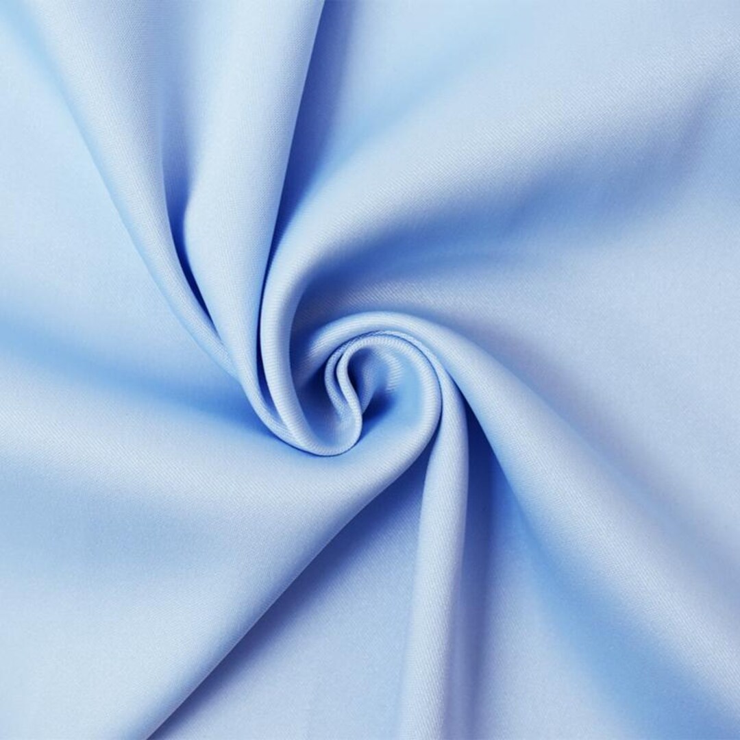 Light Blue Poly Spandex Stretch Solid Stretch Lamour Woven Fabric - Etsy
