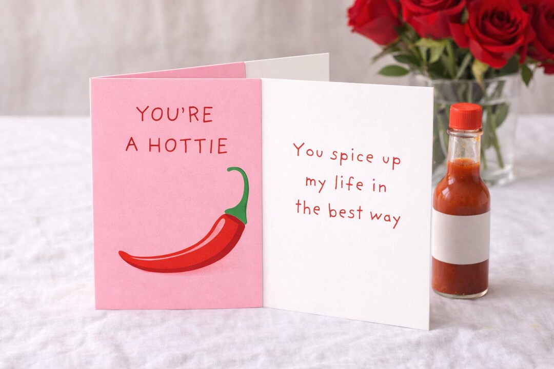You're a Hottie Card, Funny Spicy Love Anniversary (printable Card - Etsy
