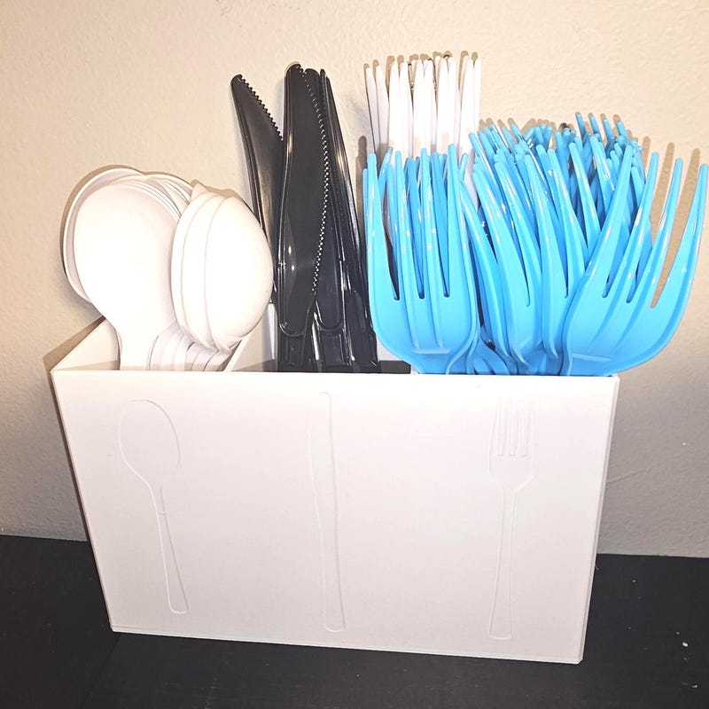 Spoon and Fork Caddy - Etsy