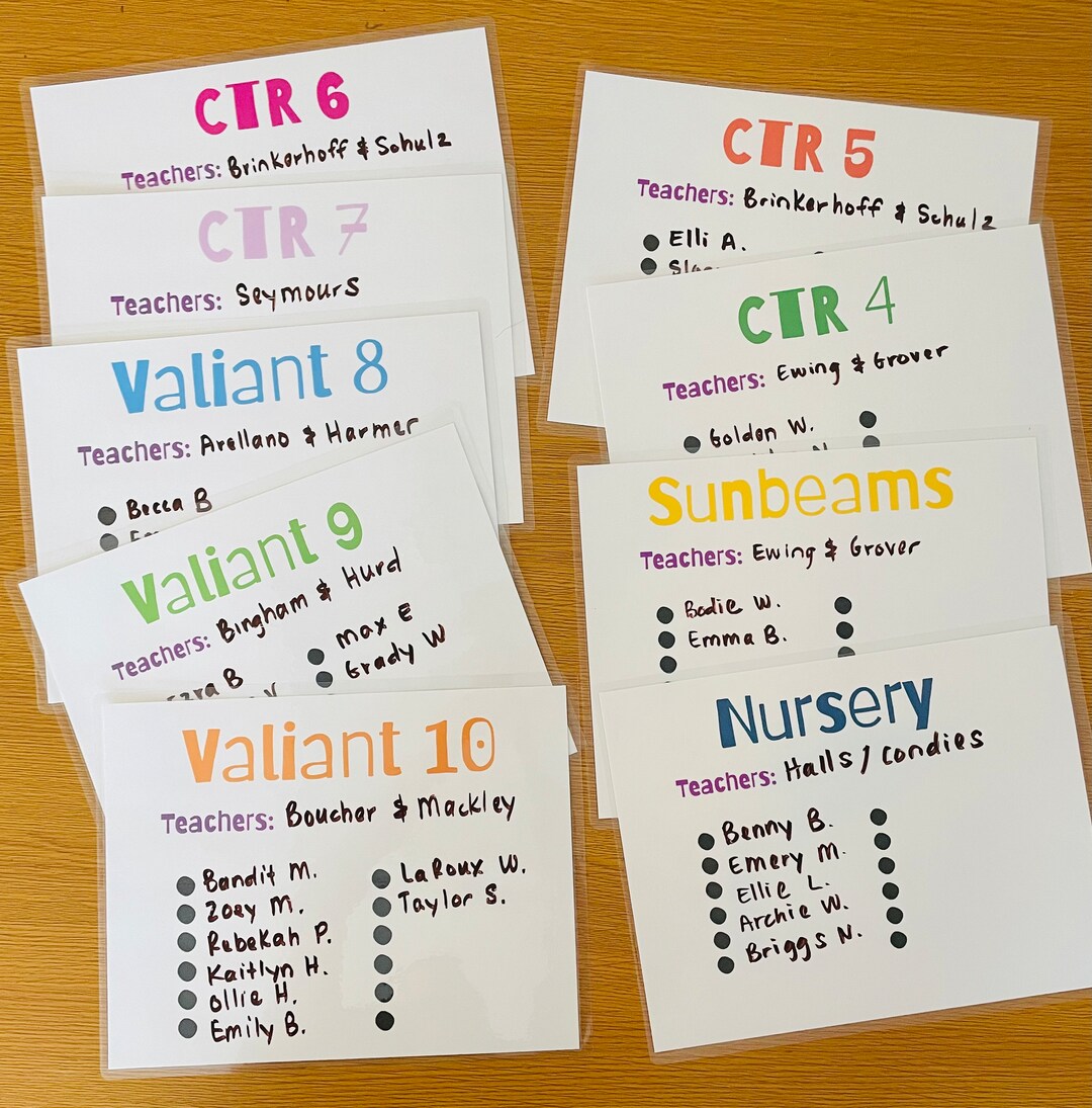 Primary Reusable Classroom and Door Signs - Etsy