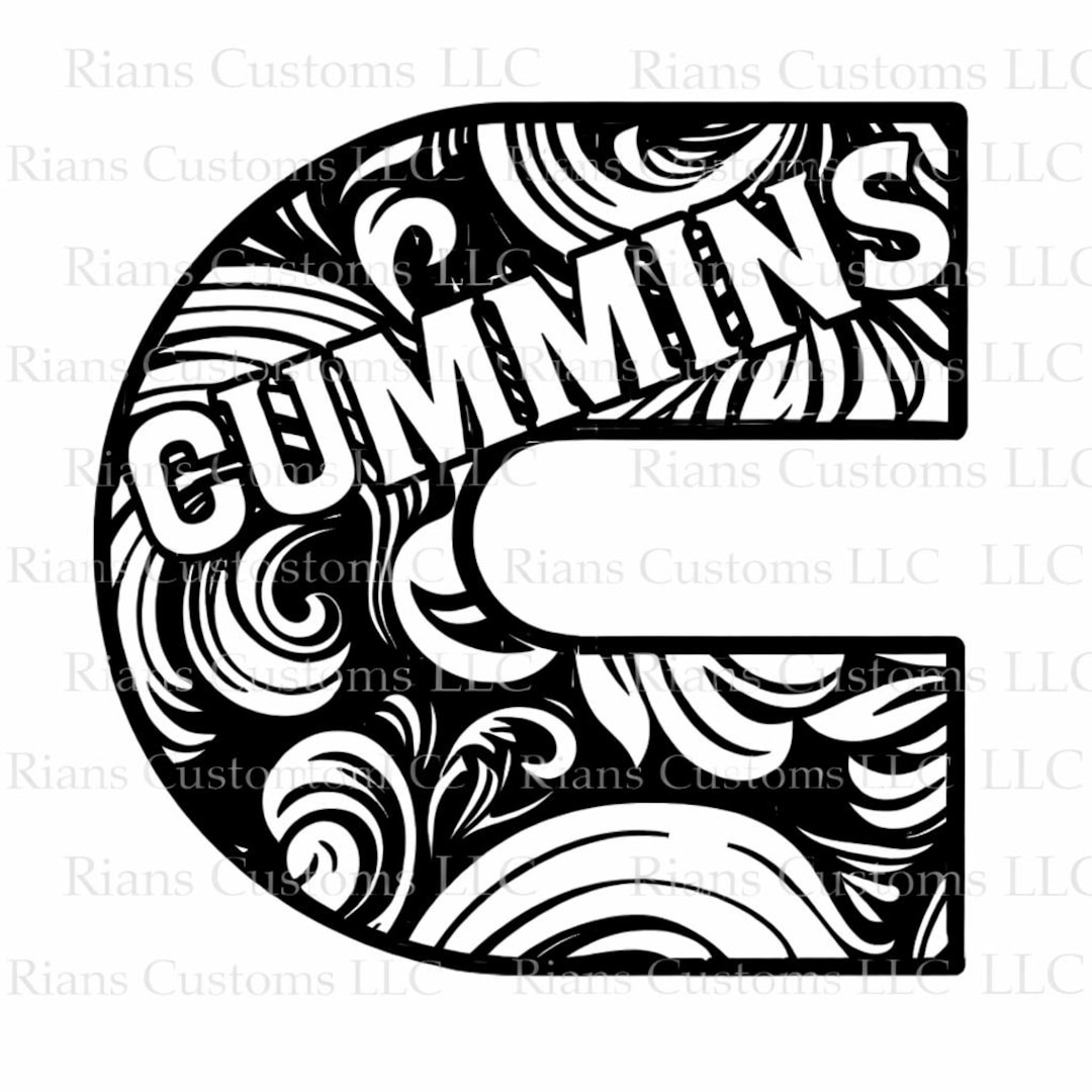 Tooled Leather Cummins Digital Download PNG/SVG - Etsy