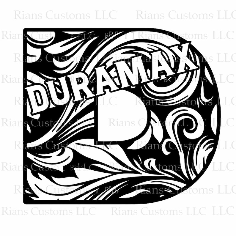 Tooled Leather Duramax Digital Download Only SVG/PNG - Etsy